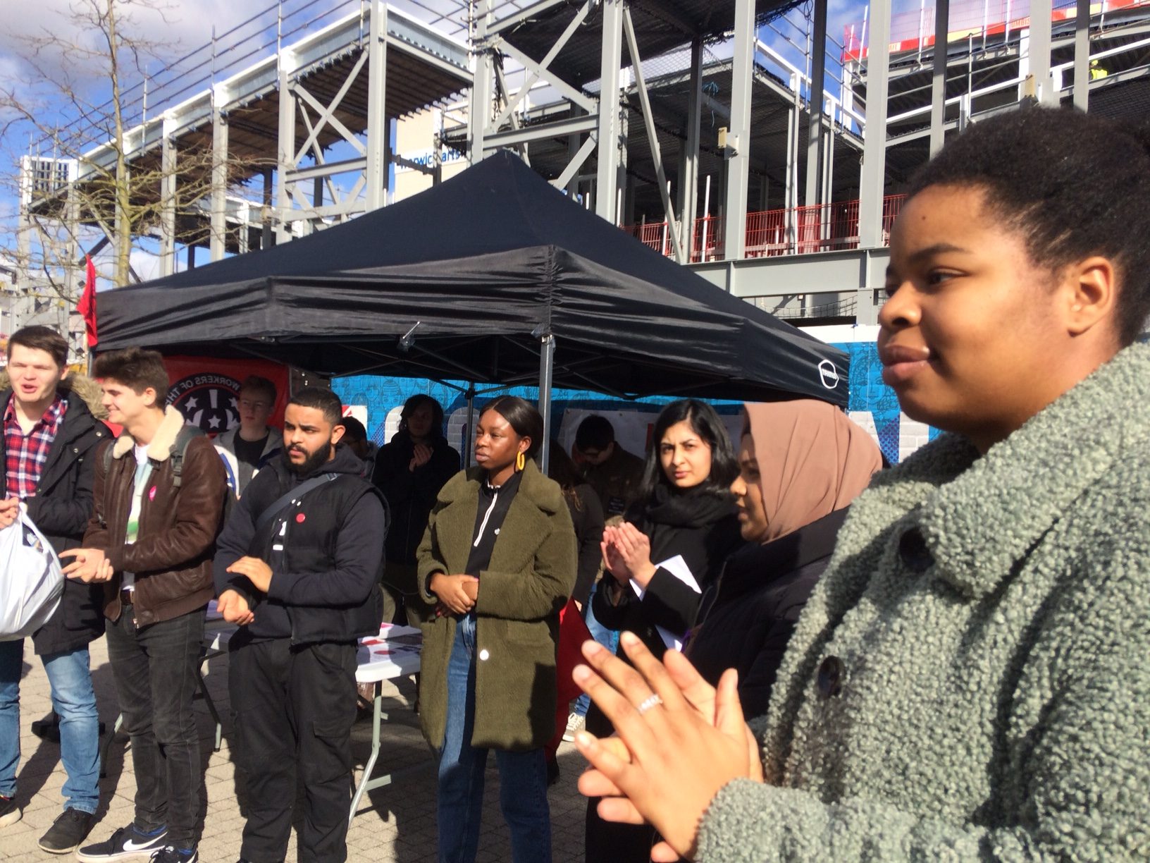 Day 6: Building the shadow university (in full sun) - Warwick UCU